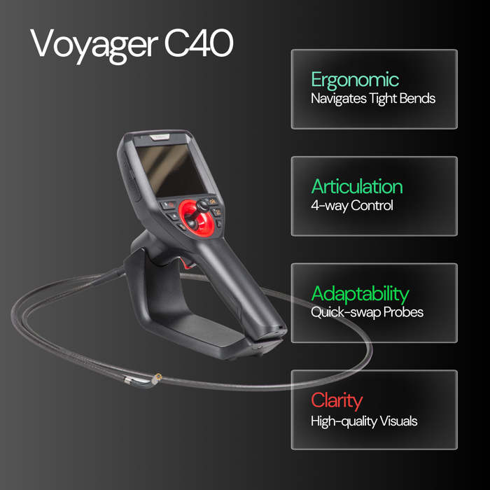 Snake Scope VOYAGER with 360 Degree Articulating Tip