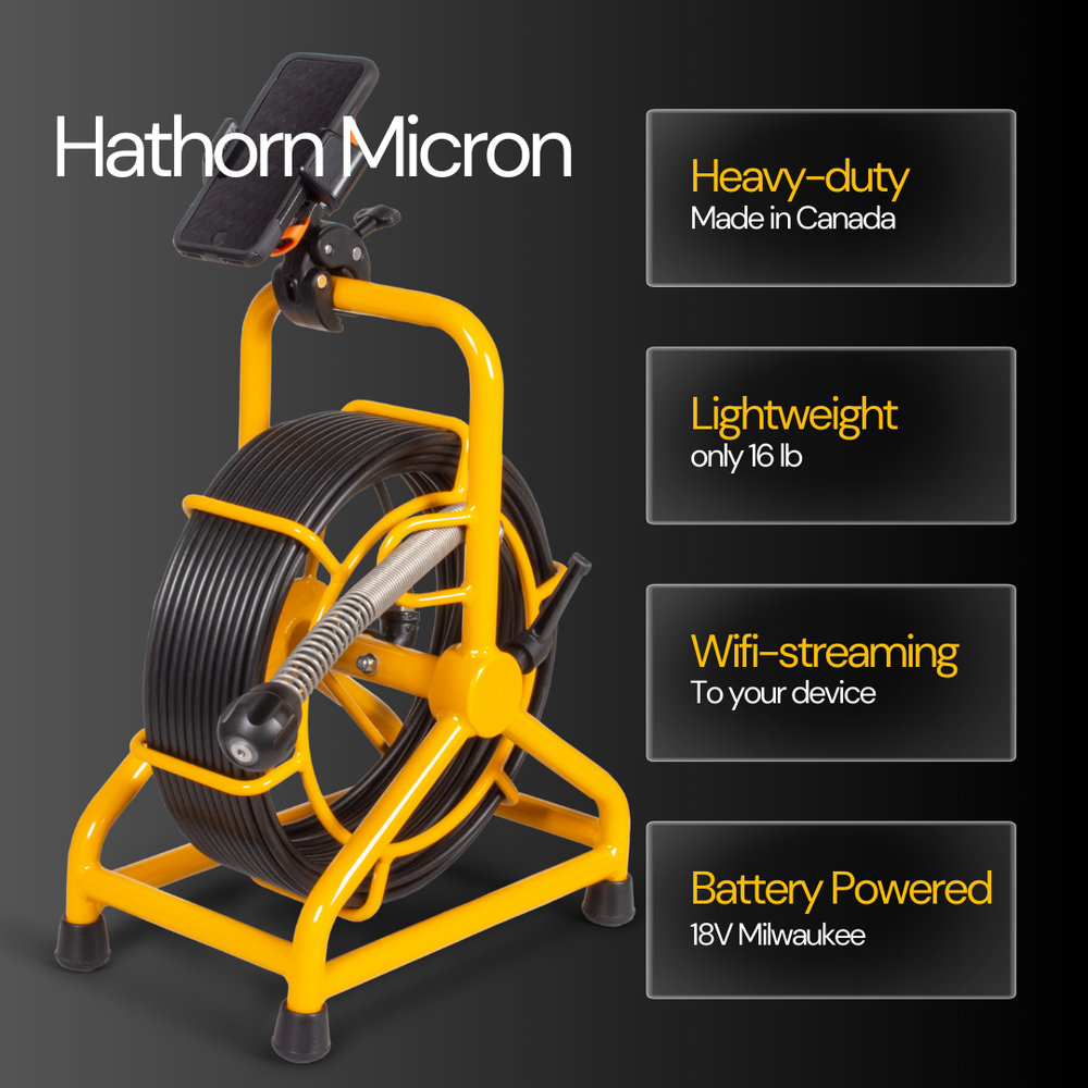 MICRON Drain Camera for Portable and Trusted Inspections