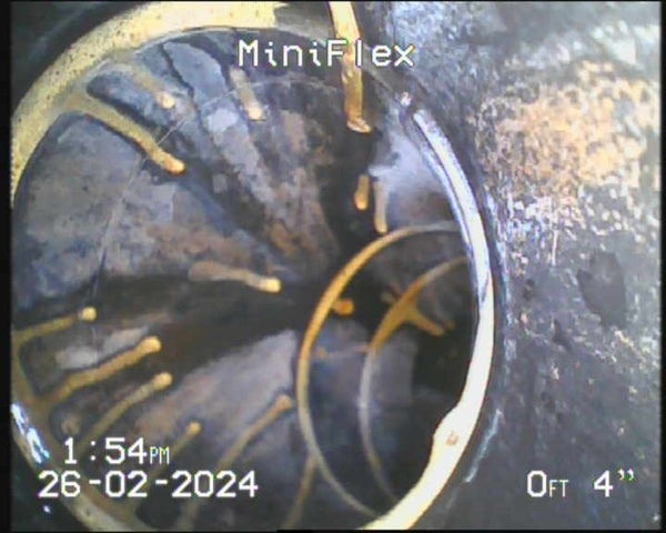 Plumbing Inspection Camera MiniFlex for Extremely Tight Traps and Bends