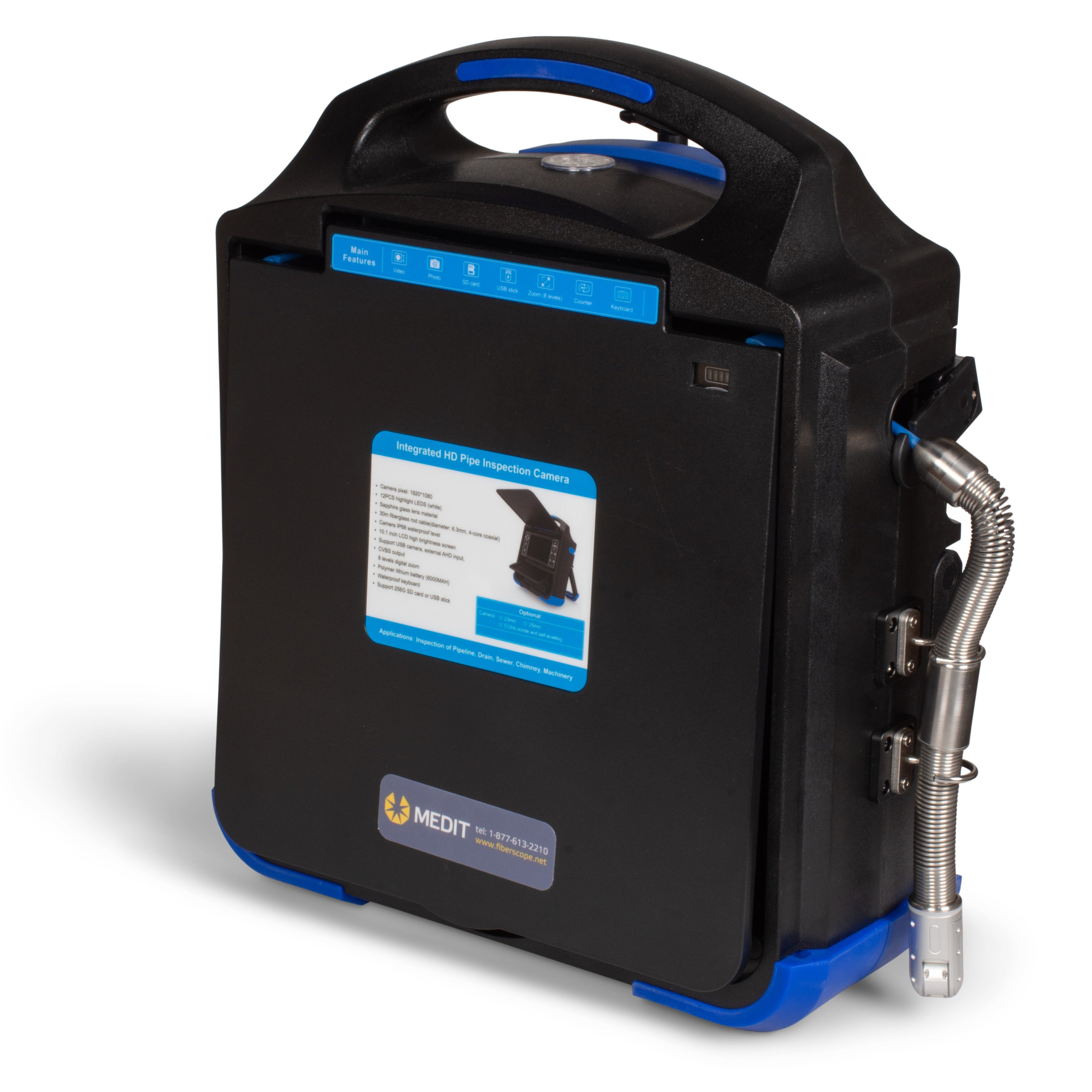 Drain Camera with Miniature Pan and Tilt Camera